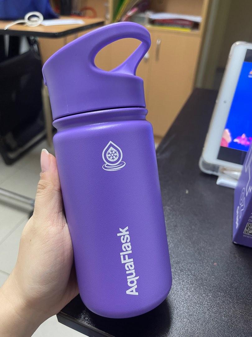 AUTHENTIC BRAND NEW 14Oz AquaFlask tumbler in Grape (complete with box and plastic), Furniture ...