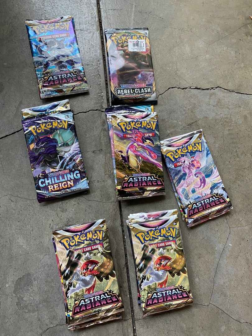 Authentic Pokemon Cards 220 (10 Packs) Open, Hobbies & Toys, Toys ...