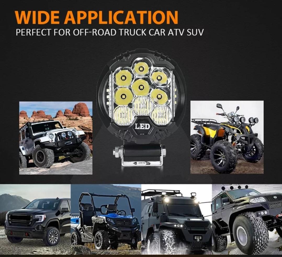 Auto Side Shooter LED Pods Car LED Work Light Bar Dual Side Shooter Led ...