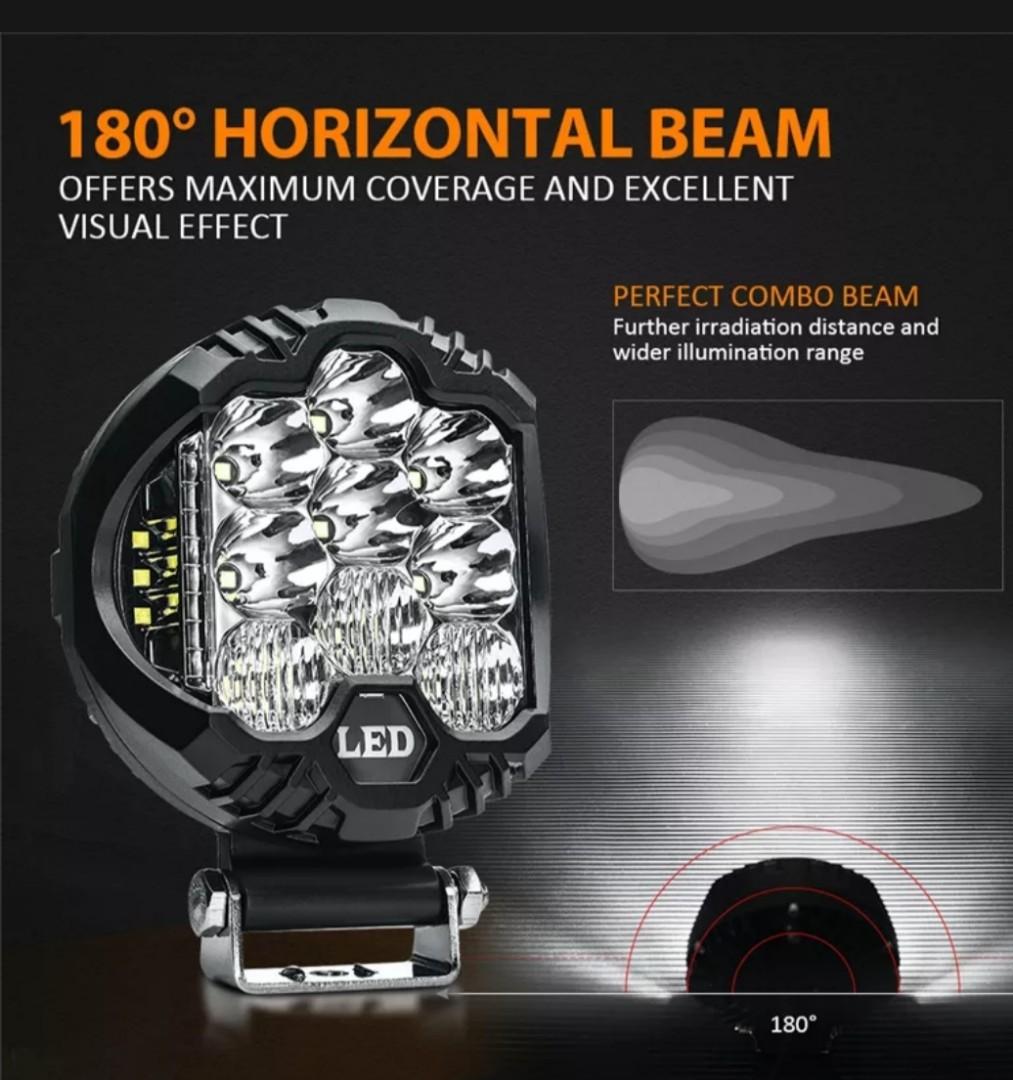 Auto Side Shooter LED Pods Car LED Work Light Bar Dual Side Shooter Led ...