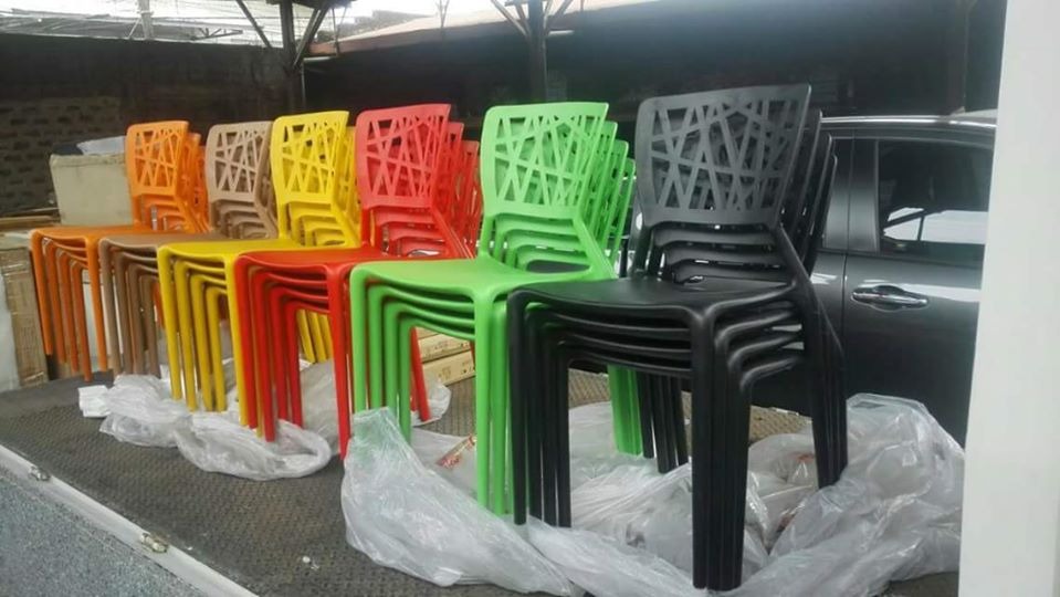 Bamboo design Stackable Hard plastic Chairs, Furniture & Home Living ...