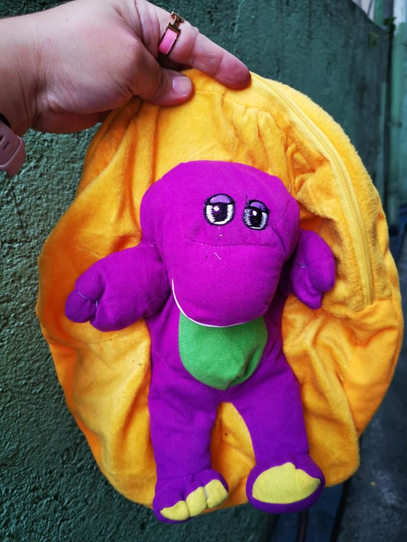 Barney bag /stufftoy bag, Hobbies & Toys, Toys & Games on Carousell