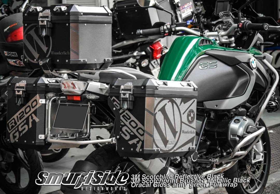 BMW GSA panniers and boxes wrap specialist!, Motorcycles, Motorcycle ...