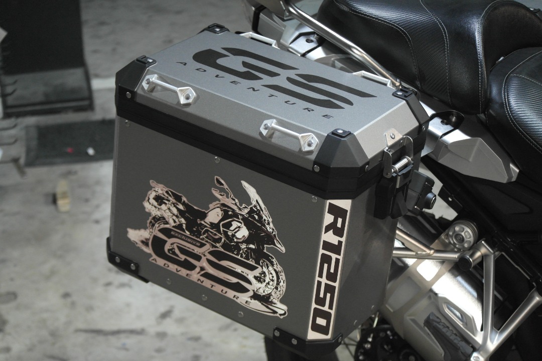 BMW GSA panniers and boxes wrap specialist!, Motorcycles, Motorcycle ...