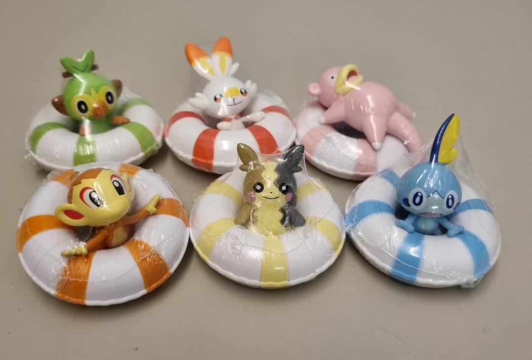 BN Pokemon Floaty Figurines (Sealed!) (Morpiko Grookey Piplup Slowpoke ...