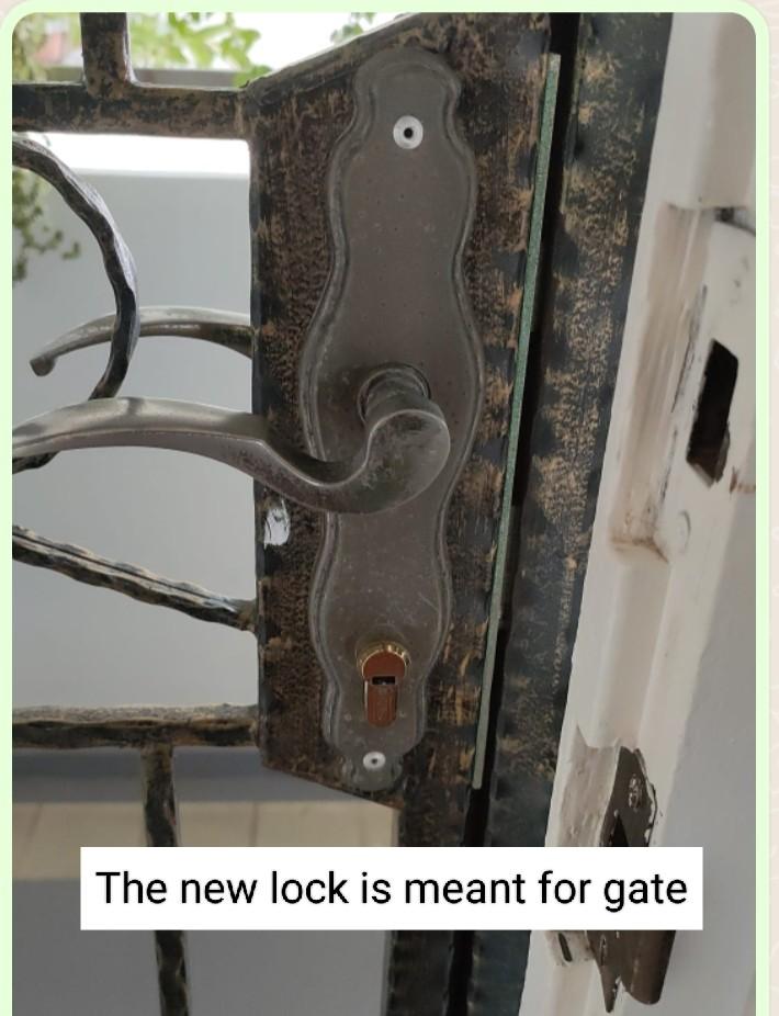 Brand New Gate Lock, Furniture & Home Living, Security & Locks, Locks ...