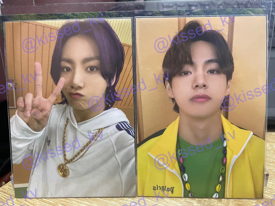 BTS BUTTER CARDIGAN PC PHOTOCARD JUNGKOOK JK AND TAEHYUNG V, Hobbies ...
