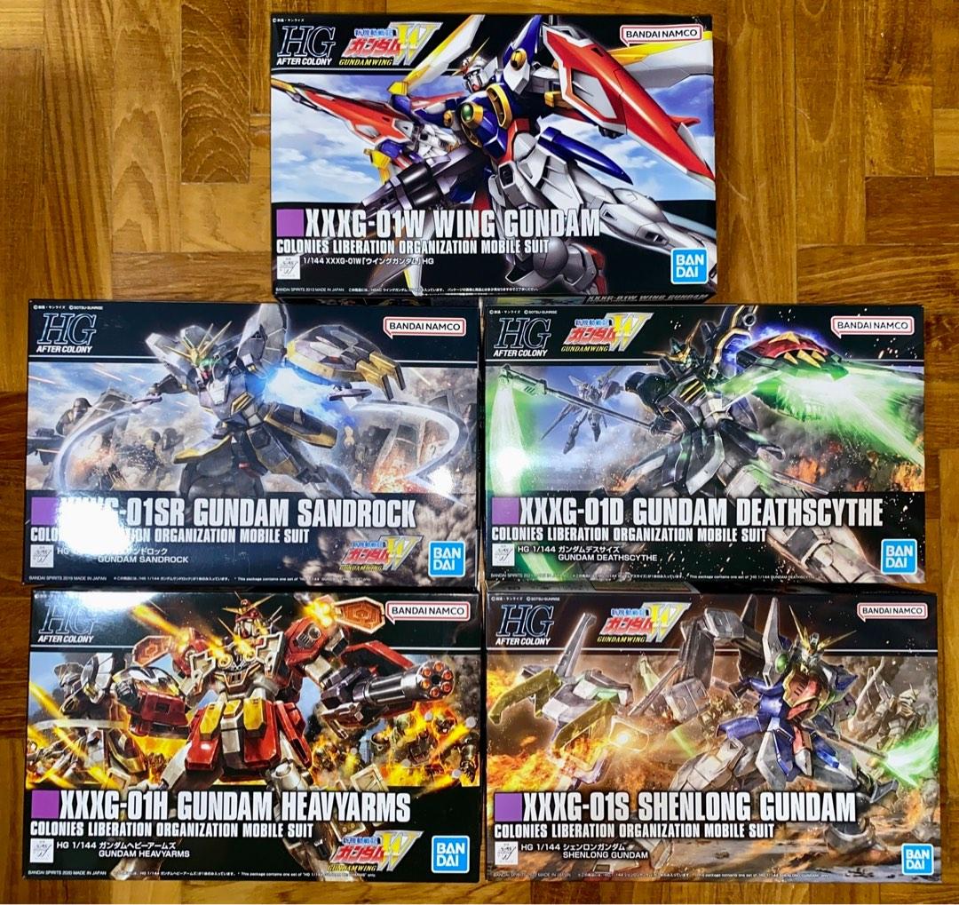 Bundle - HGAC Gundam Wing Sandrock Heavyarms Deathscythe ShenLong HG ...
