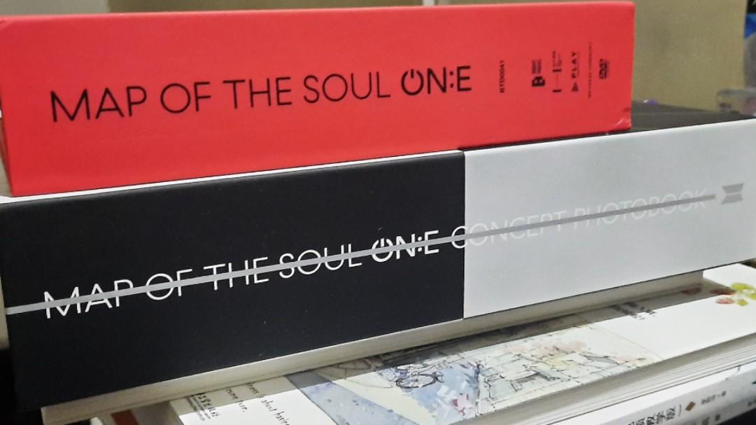 [Bundle] BTS Map of the Soul ON:E Concept Photobooks and DVD, Hobbies ...