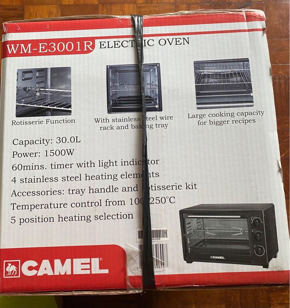 Camel Electric Oven WM-E3001R, TV & Home Appliances, Kitchen Appliances ...