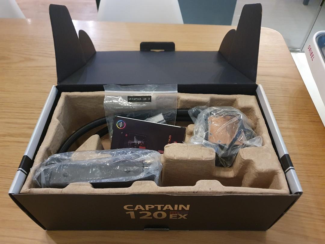 Captain 120 EX RGB CPU water cooling system, Computers & Tech, Parts ...
