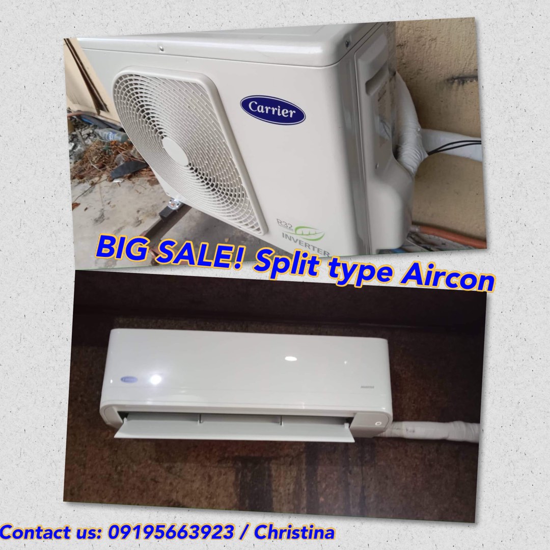 CARRIER- ALPHA 2 INVERTER, TV & Home Appliances, Air Conditioning and ...
