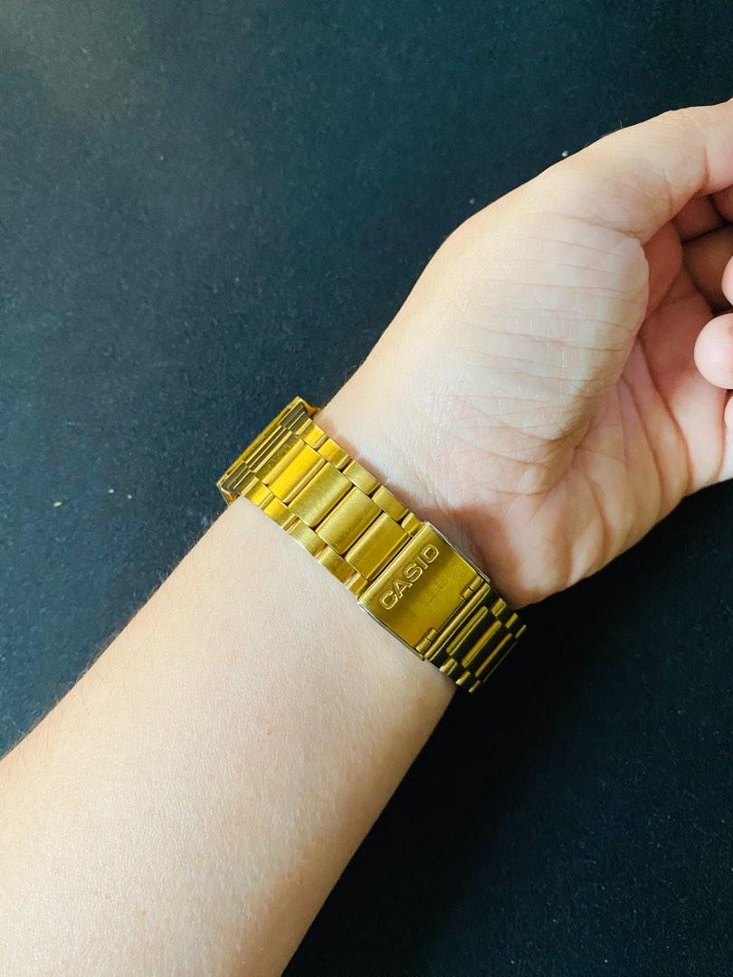 Casio Illuminator Watch Gold, Women's Fashion, Watches & Accessories ...