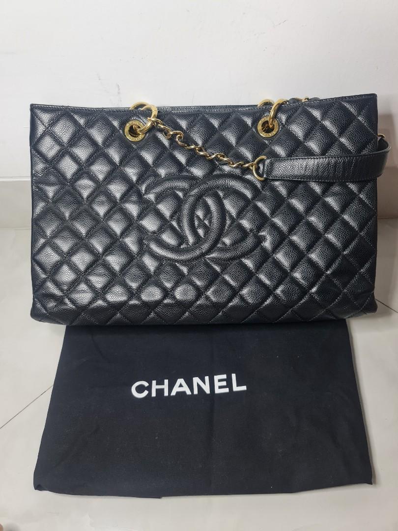 Chanel GST Preloved CHANEL GST JUMBO CAVIAR ORIGINAL, Barang Mewah, Tas ...