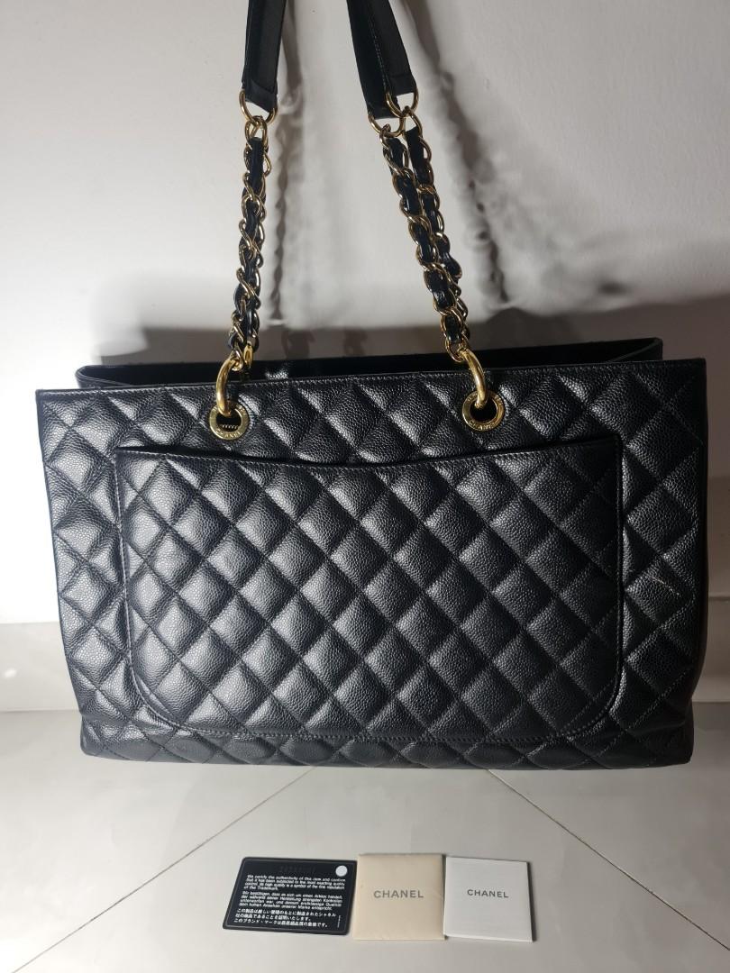 Chanel GST Preloved CHANEL GST JUMBO CAVIAR ORIGINAL, Barang Mewah, Tas ...