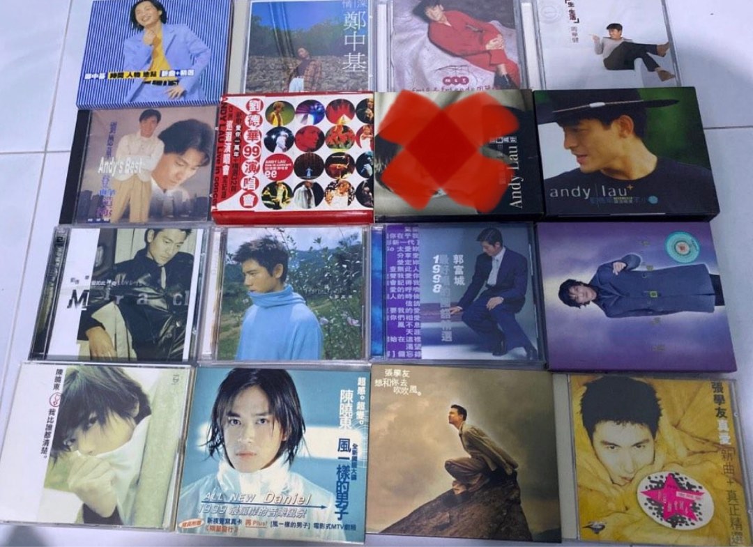 Chinese canto pop cd albums Andy lay jacky Cheung Sammi Cheng Vivian chou SHE, Hobbies & Toys ...