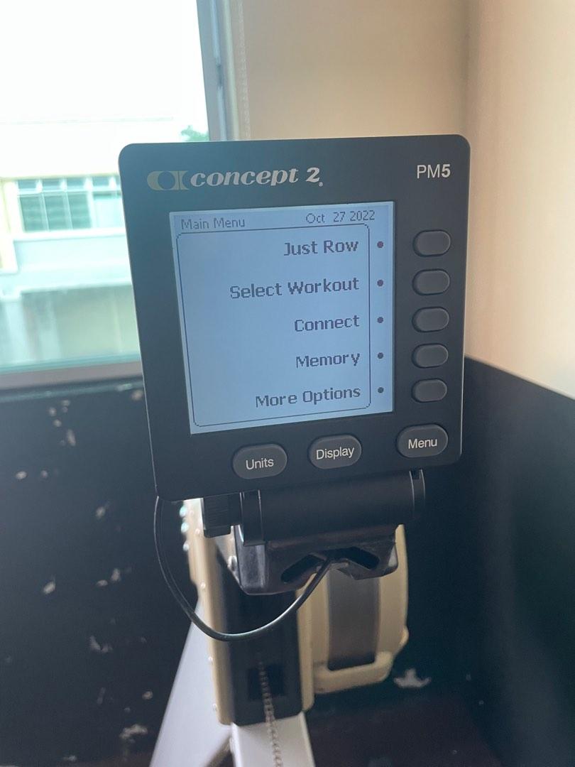 Concept 2 c2 rower rowing model E PM5 performance monitor gym cardio ...
