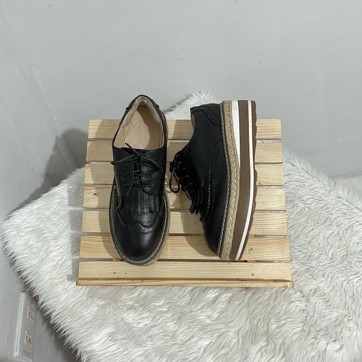 CRAPE MYRTLE Oxford Wing Tip Platform, Women's Fashion, Footwear, Boots ...
