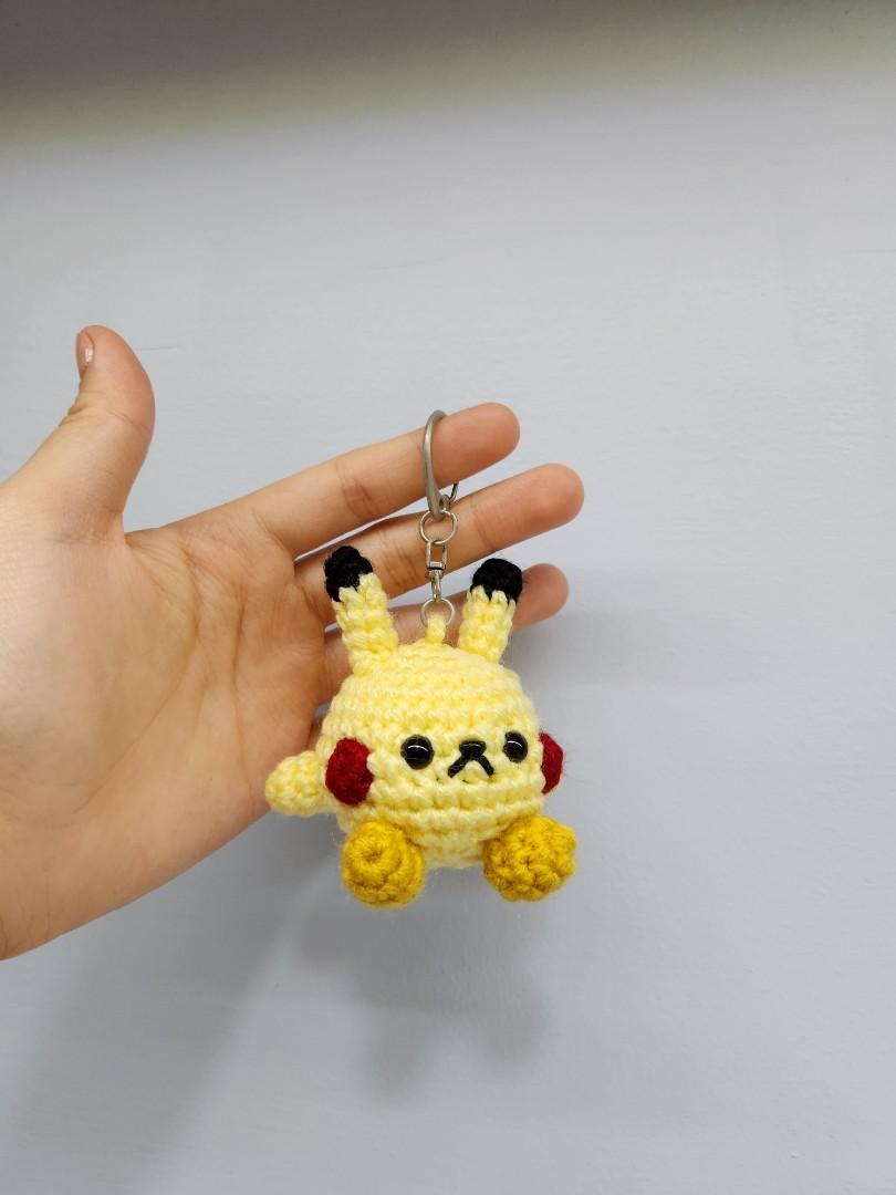 Crochet keychain kirby pikachu, Hobbies & Toys, Stationery & Craft ...