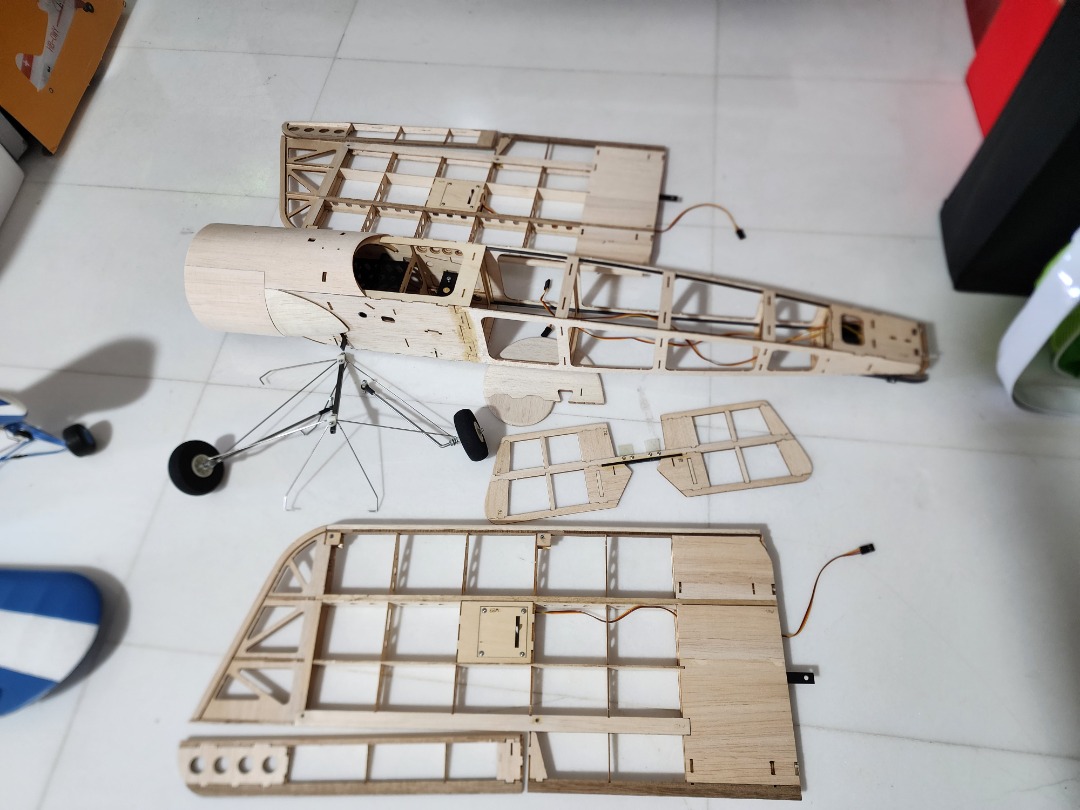 Dancing Wings S20 Balsa Electric Fokker E 1200mm Wingspan, Hobbies ...