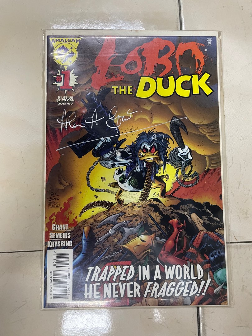 DC LOBO THE DUCK #1 DC/ MARVEL COMICS (1996) AMALGAM HOWARD THE DUCK ...