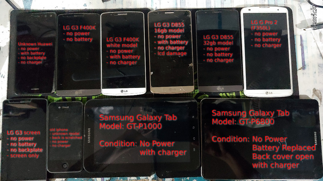 defective LG smartphones and Samsung Tablets, Mobile Phones & Gadgets ...