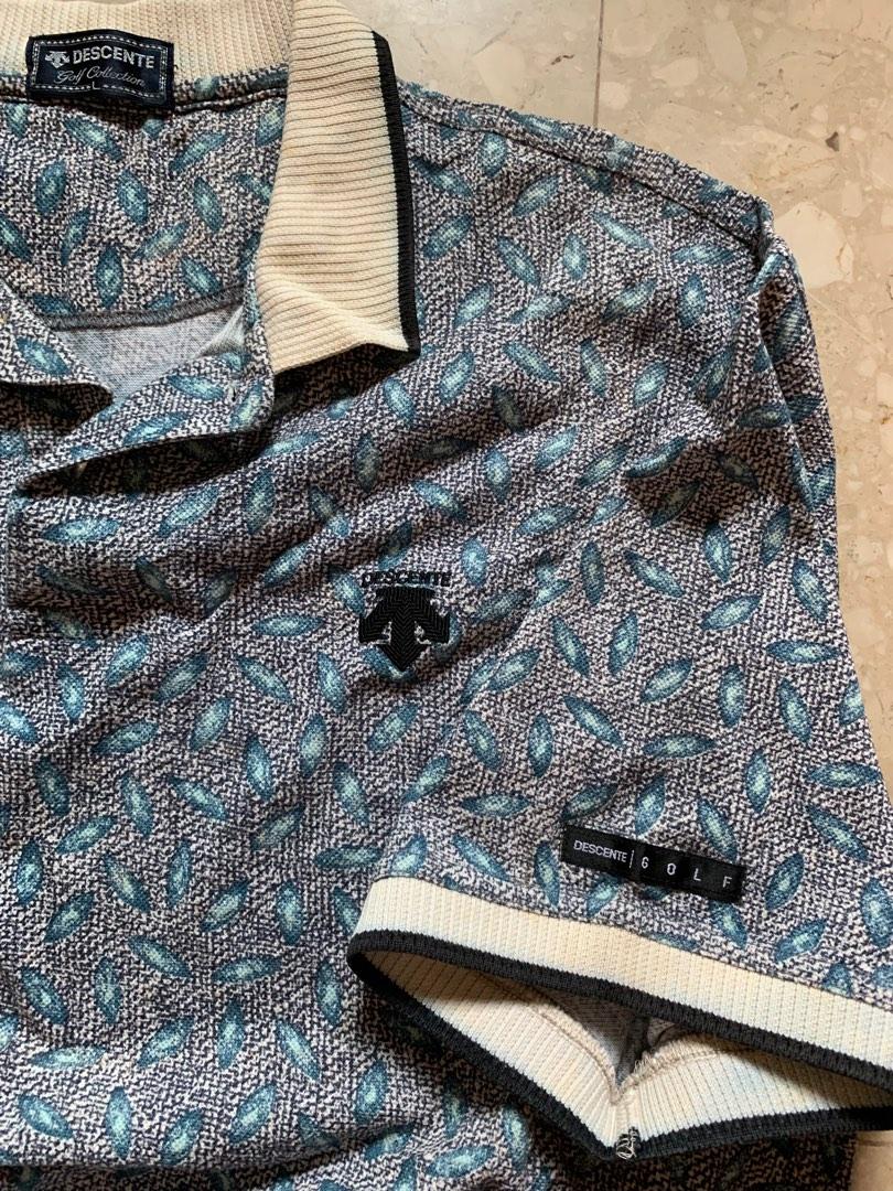 Descente Golf Polo Shirt ( Size more suitable for XL), Men's Fashion, Tops & Sets, Tshirts ...