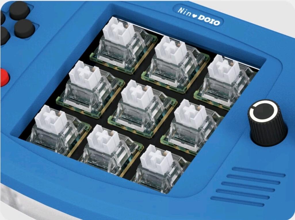 [DOIO KB09-01] GBA Aluminium Macropad Designer Keyboard (wired, type-c ...