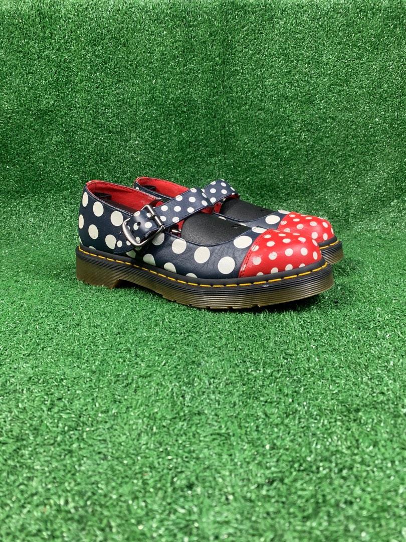 Dr Martens Bijou Polka Dot Mary Jane, Women's Fashion, Footwear ...