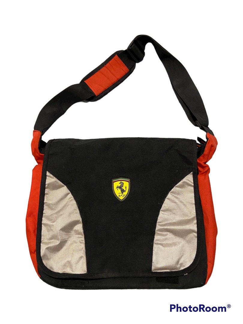 Ferrari Messenger Bag, Men's Fashion, Bags, Sling Bags on Carousell
