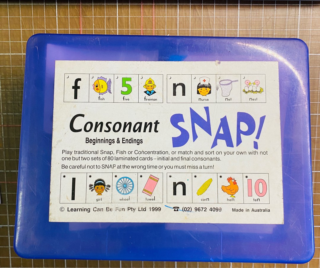 Flashcard English ABC alphabet consonant kindergarten, Hobbies & Toys ...