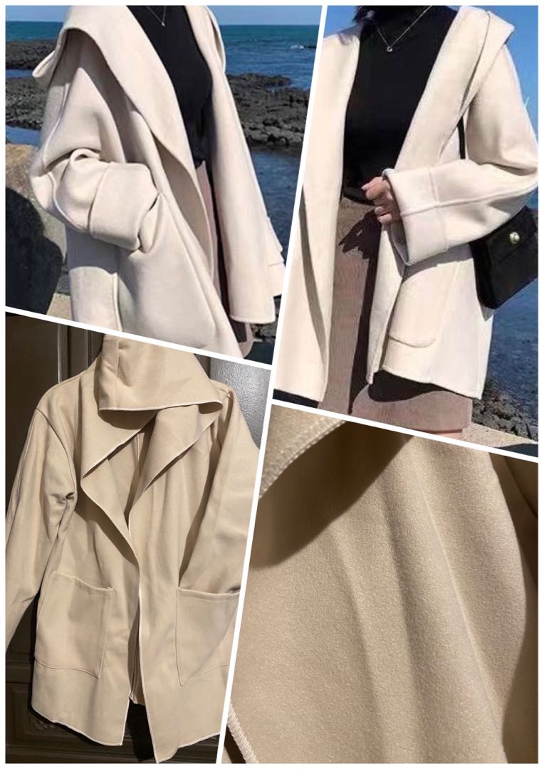 Fleece Korean Jacket, Women's Fashion, Coats, Jackets and Outerwear on ...