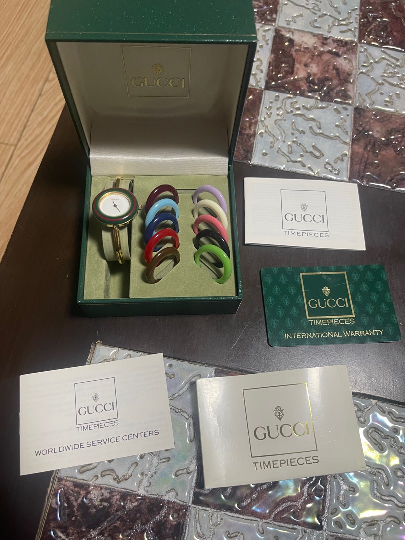 FS/FT/Layaway Payment Option: Gucci bangle watch complete box and ...