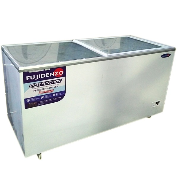 Fujidenzo FD_18ADF Glass Top Chest Freezer 18 cu. Ft., TV & Home Appliances, Kitchen Appliances ...