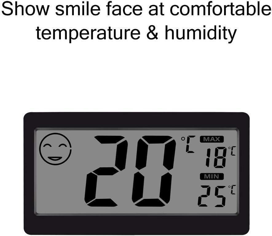 Gellvann Digital Indoor Thermometer Hygrometer Temperature and Humidity ...