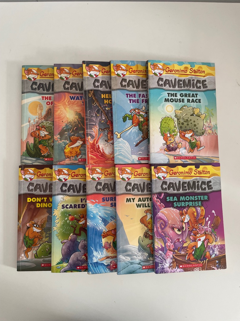 Geronimo Stilton Children's Books - Cavemice, Hobbies & Toys, Books ...