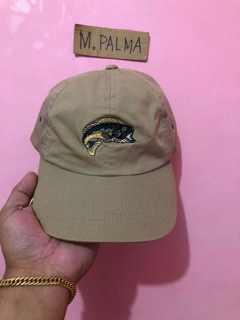 Gone fishin fish cap hat trucker cap bass pro shops hat fishing vintage ...