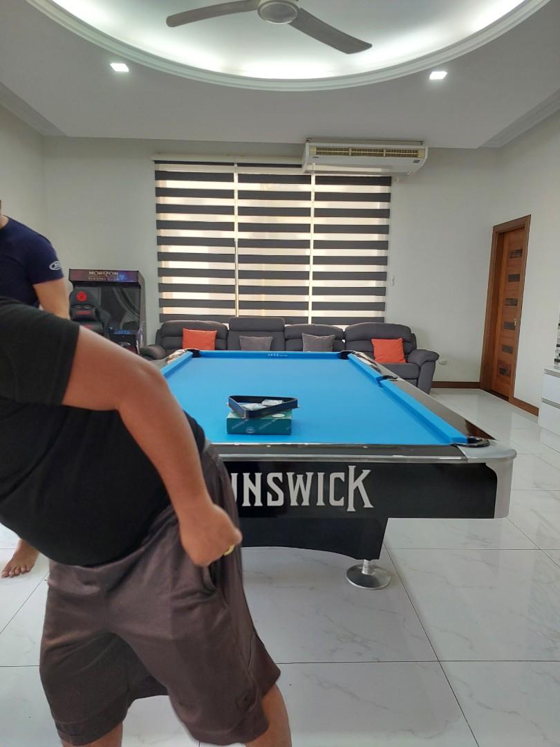 Good as New Granite Slate Brunswick Standard Billiard Table, Sports ...