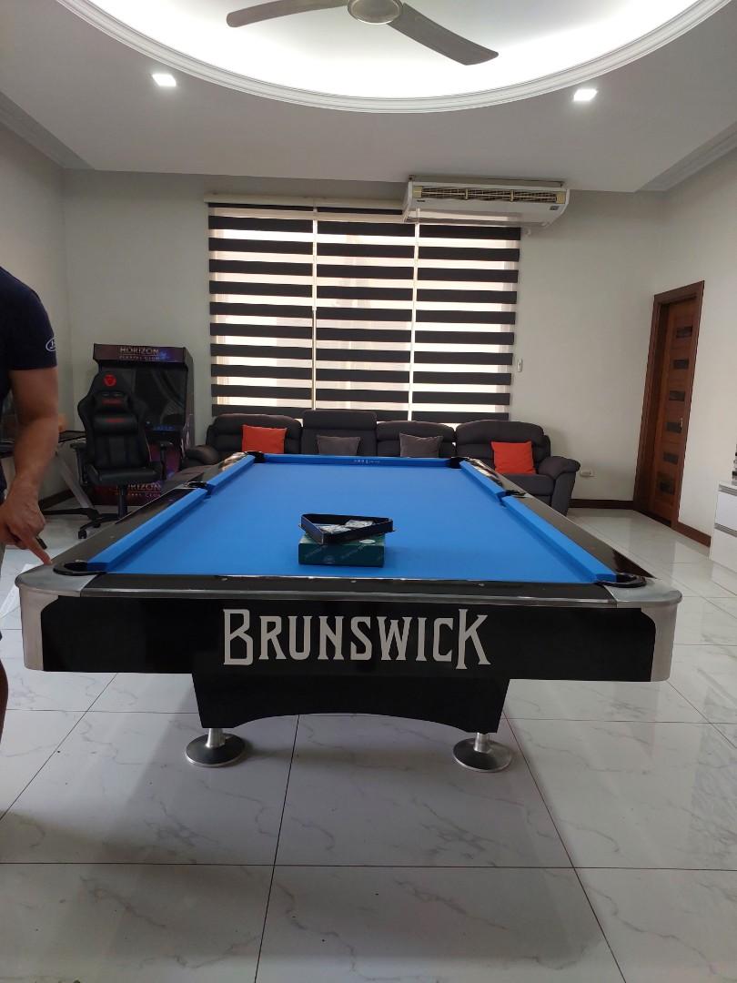 Good as New Granite Slate Brunswick Standard Billiard Table, Sports ...