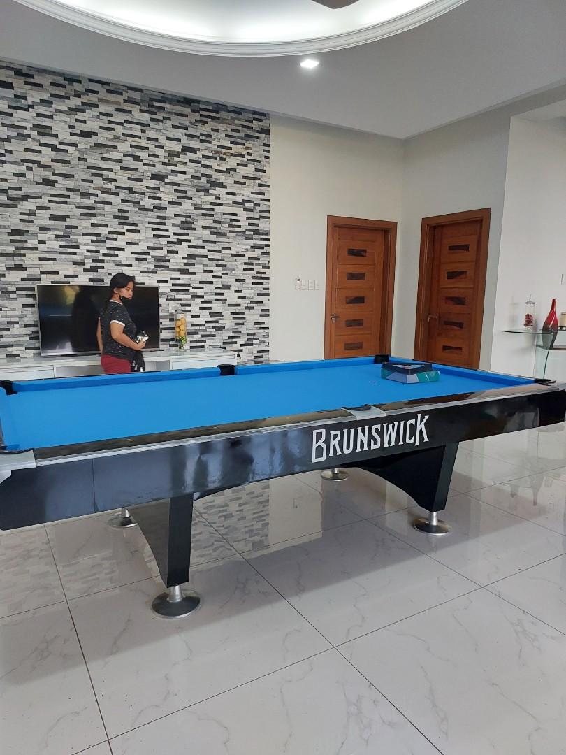 Good as New Granite Slate Brunswick Standard Billiard Table, Sports ...
