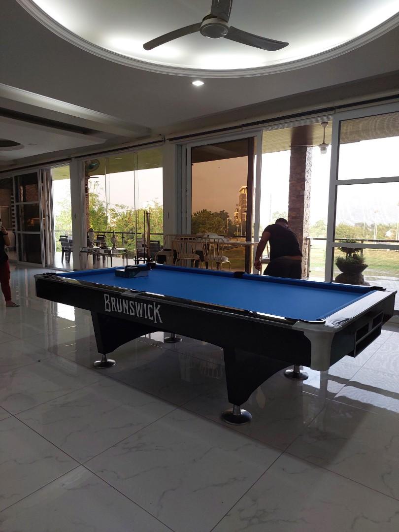 Good as New Granite Slate Brunswick Standard Billiard Table, Sports ...