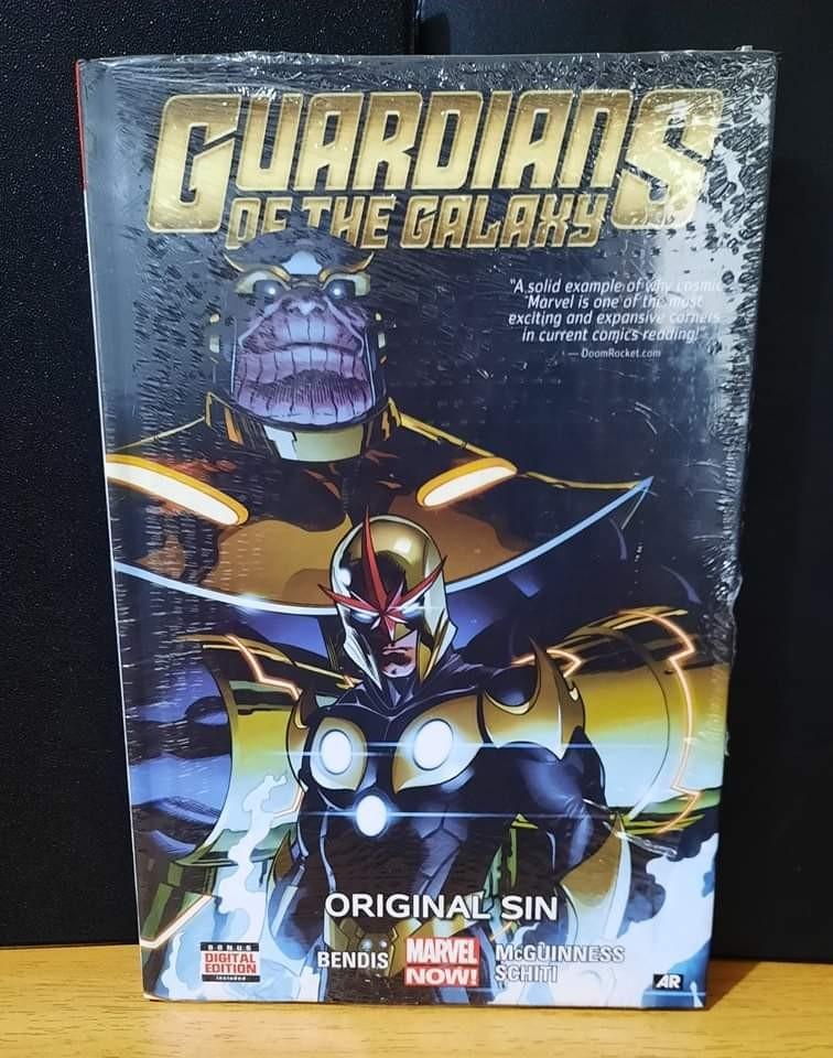 GUARDIANS OF THE GALAXY ORIGINAL SIN HARD COVER, Hobbies & Toys, Books ...