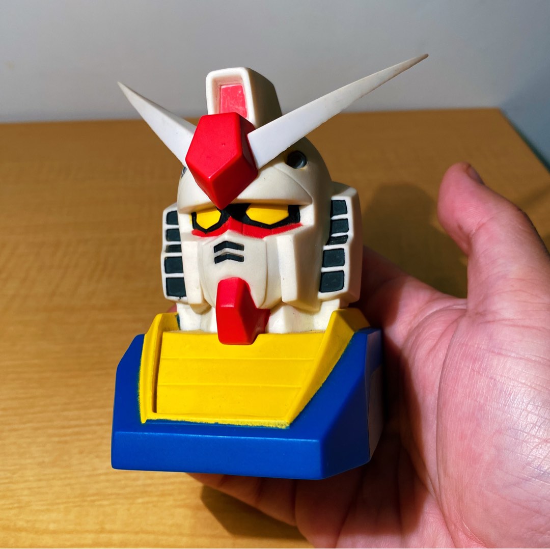 Gundam bust Piggy Coin Bank 2011, Hobbies & Toys, Toys & Games on Carousell