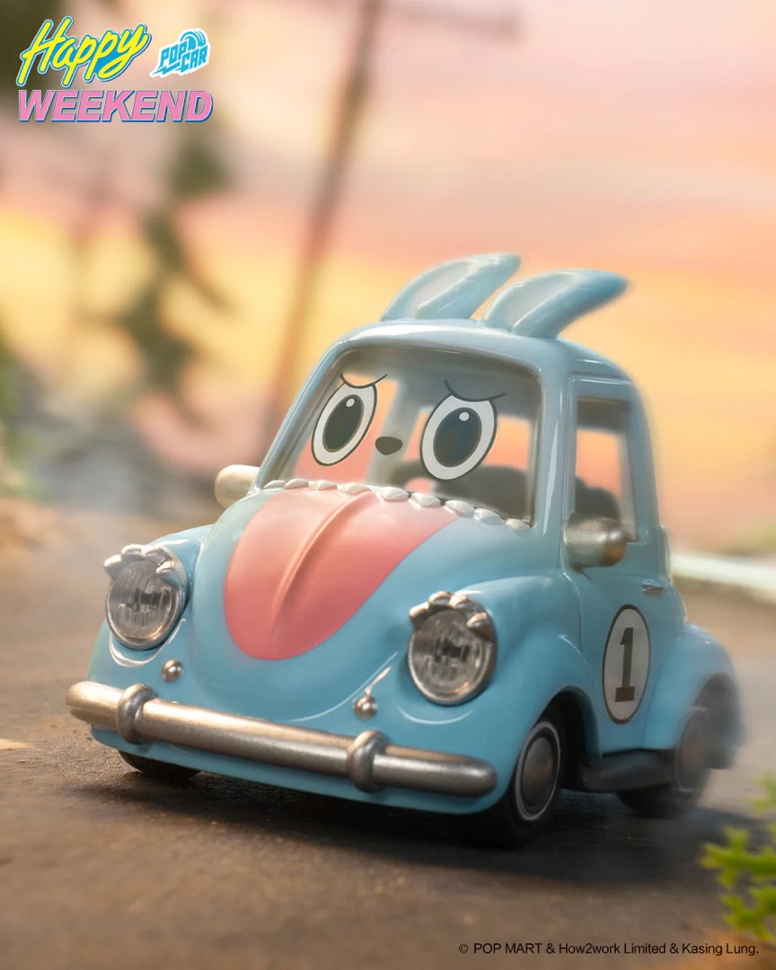 Happy Weekend Pop Car - Labubu, Hobbies & Toys, Toys & Games on Carousell