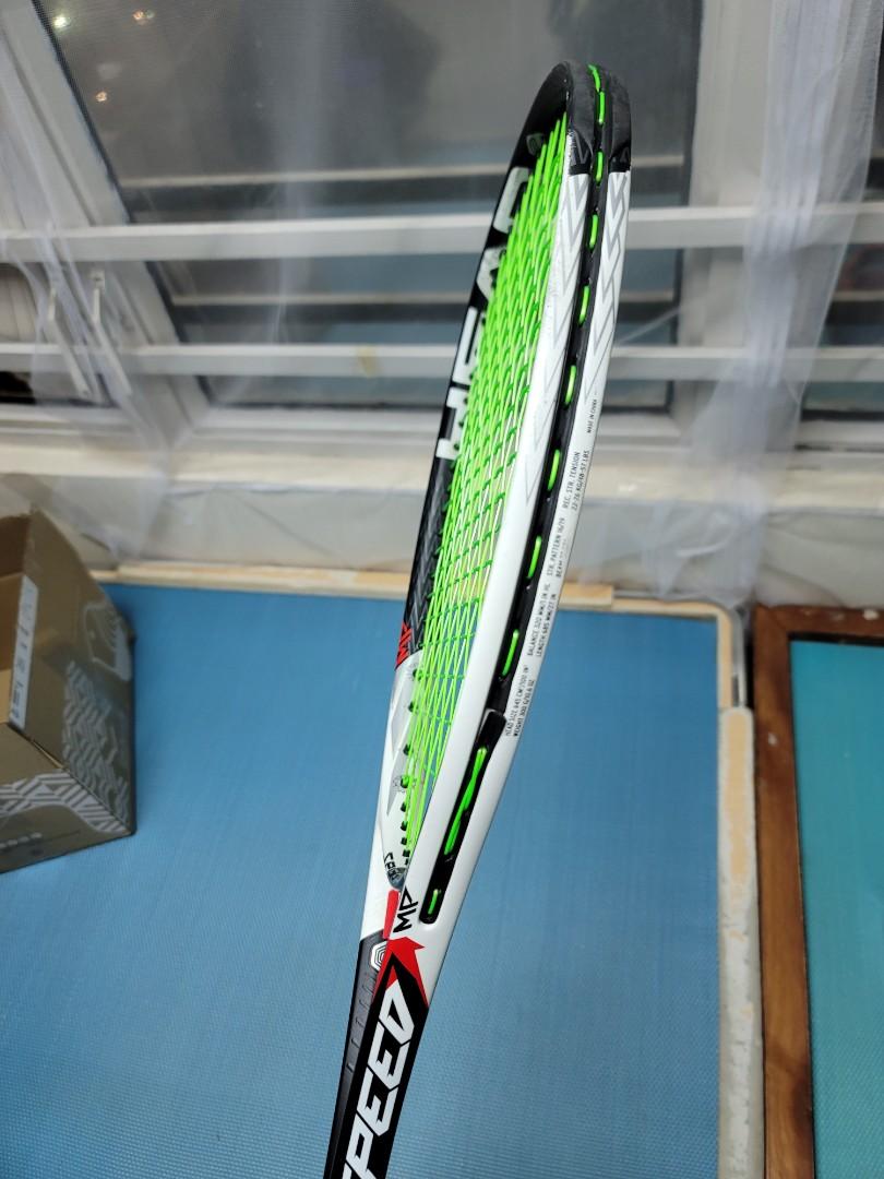 Head Speed MP tennis racket 網球拍 Grip 2 + Hyper G string, 運動產品, 運動與體育 ...