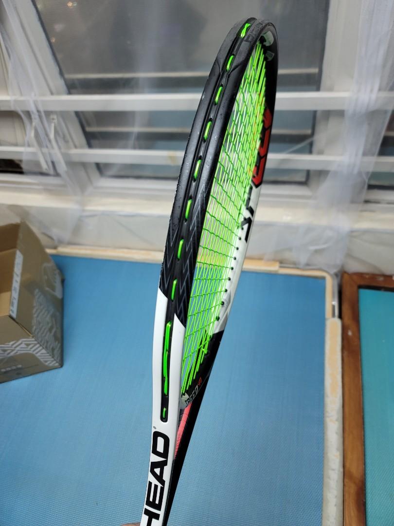 Head Speed MP tennis racket 網球拍 Grip 2 + Hyper G string, 運動產品, 運動與體育 ...