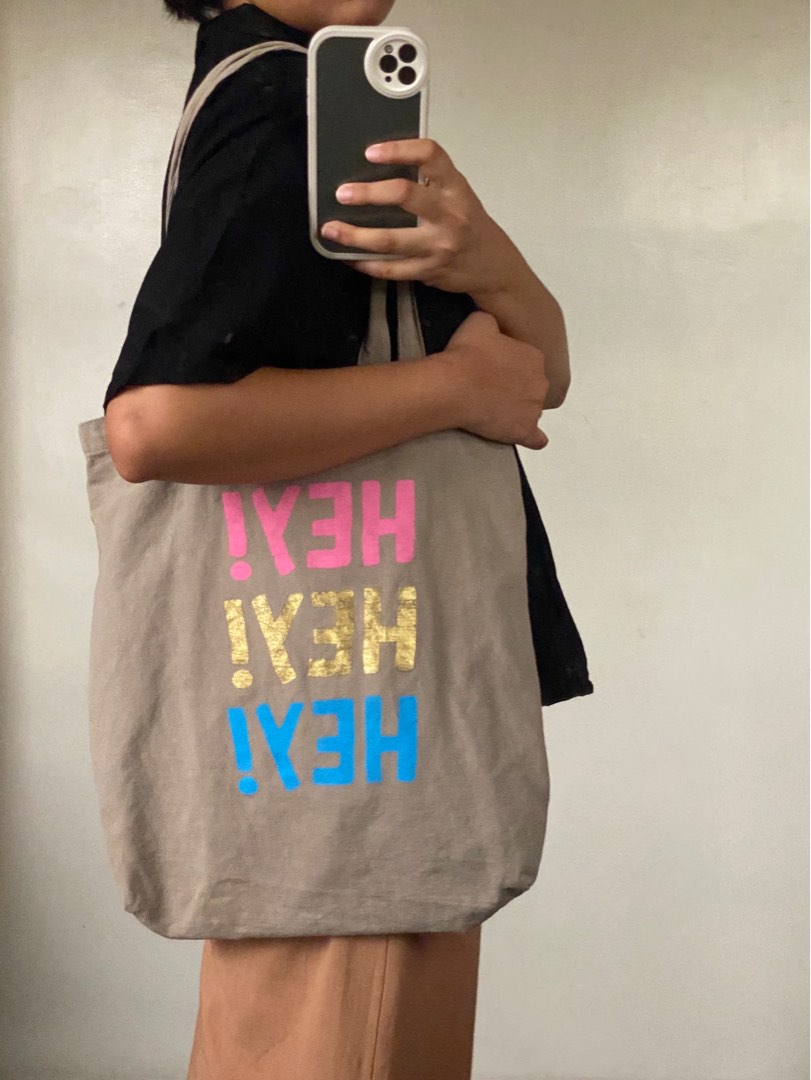 Hey Tote Bag, Women's Fashion, Bags & Wallets, Tote Bags on Carousell