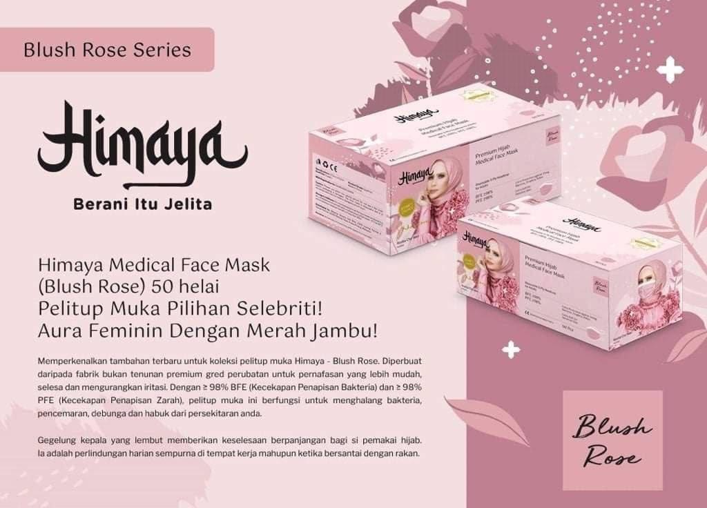 Himaya Masks Double Headloop Hijab Friendly 3Ply, Health & Nutrition, Face Masks & Face Shields ...