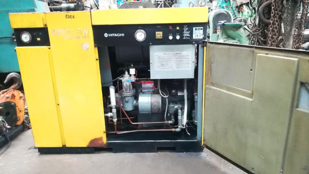Hitachi Hi-Screw OSP15-UAR Screw Compressor w/ Built-in Air Dryer 20hp ...