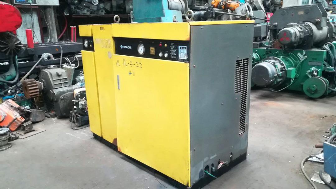 Hitachi Hi-Screw OSP15-UAR Screw Compressor w/ Built-in Air Dryer 20hp ...